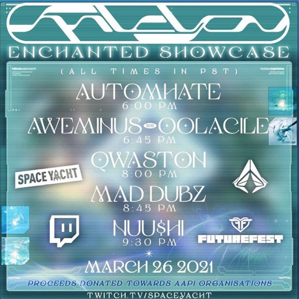 qwaston - Halcyon x Space Yacht | Enchanted Showcase - Melodic & Riddim Dubstep Presents - 电台节目 ...