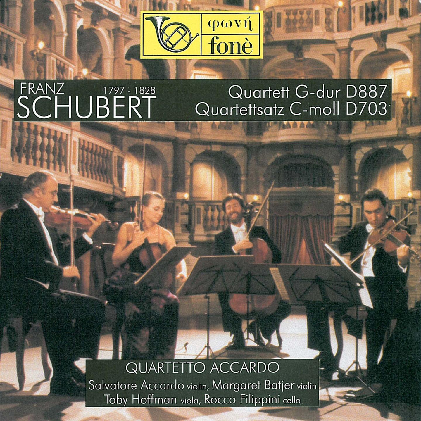 String Quartet No. 15 in G Major, Op. 161, D. 887: IV. Allegro assai - Quartetto Accardo ...