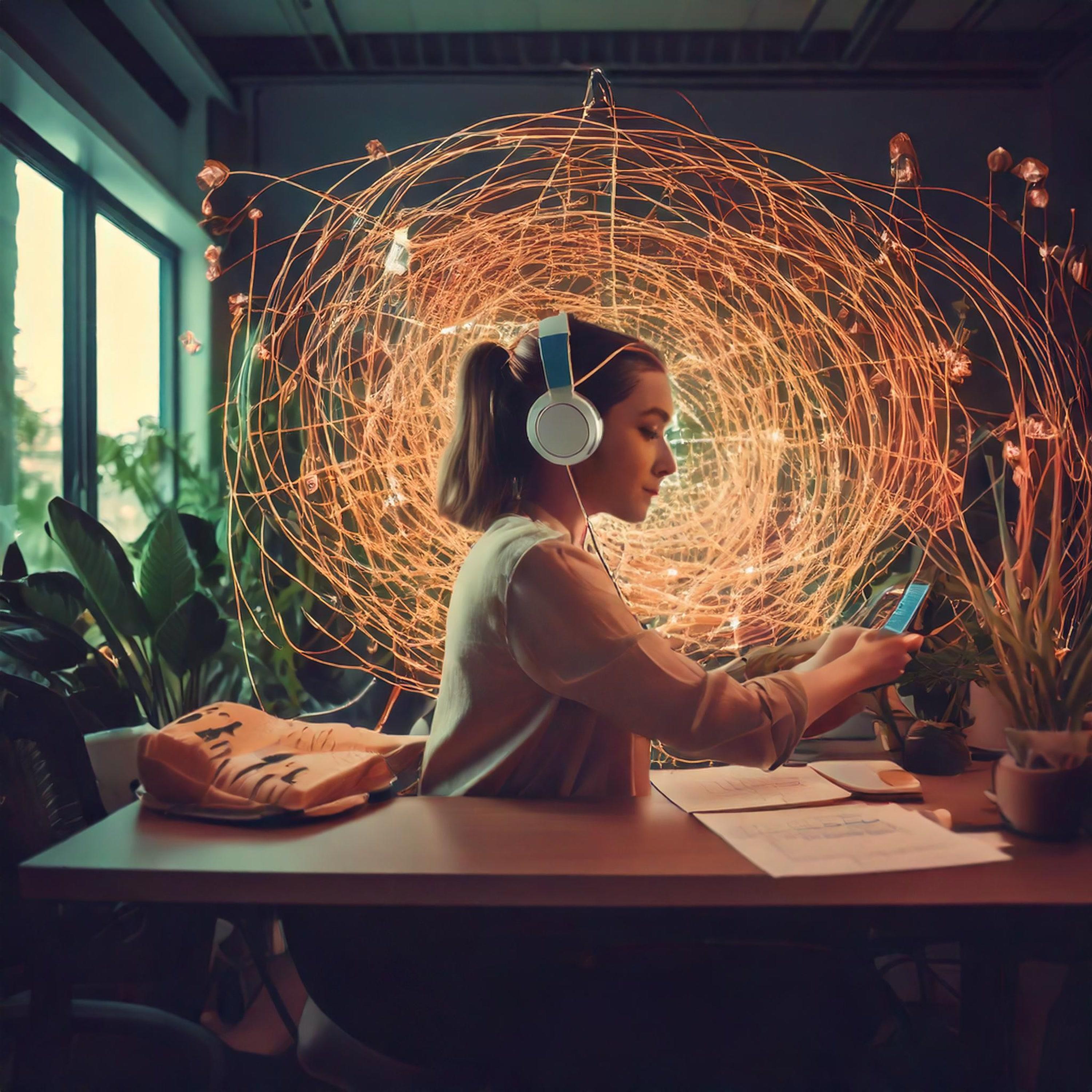 Harmonized Focus Patterns - Dreamy Music Moments/EDM Work Concentration Music/Electronic ...