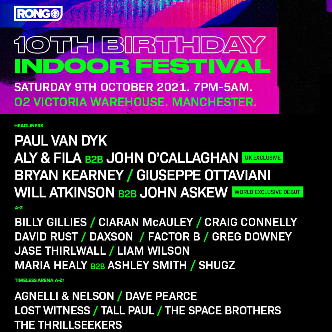 Will Atkinson B2B John Askew - Rong 10th, Manchester 2021 - 全球最新Trance ...