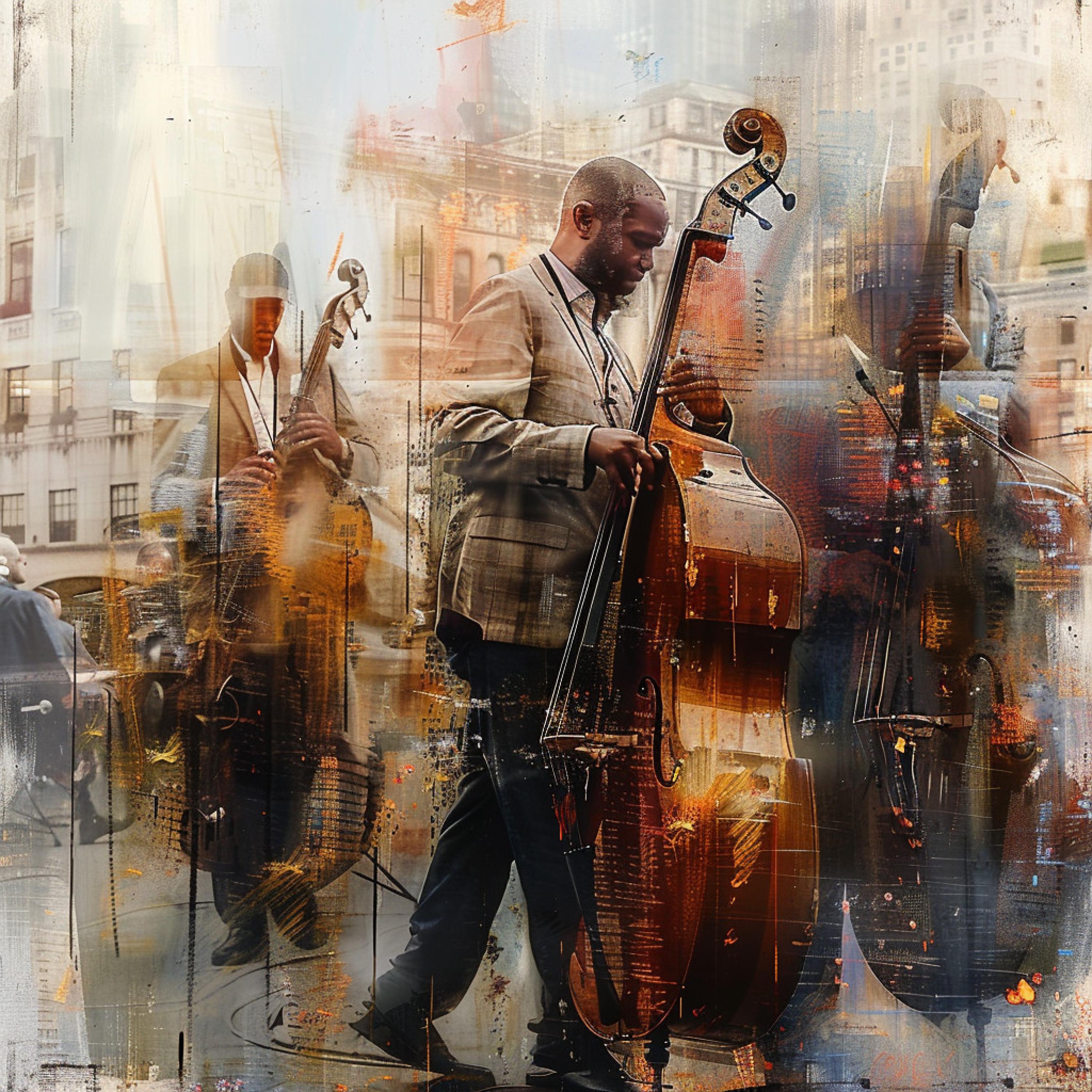 Paisaje De Ensueño De Ecos De Jazz - Colección de música jazz/Salón ...