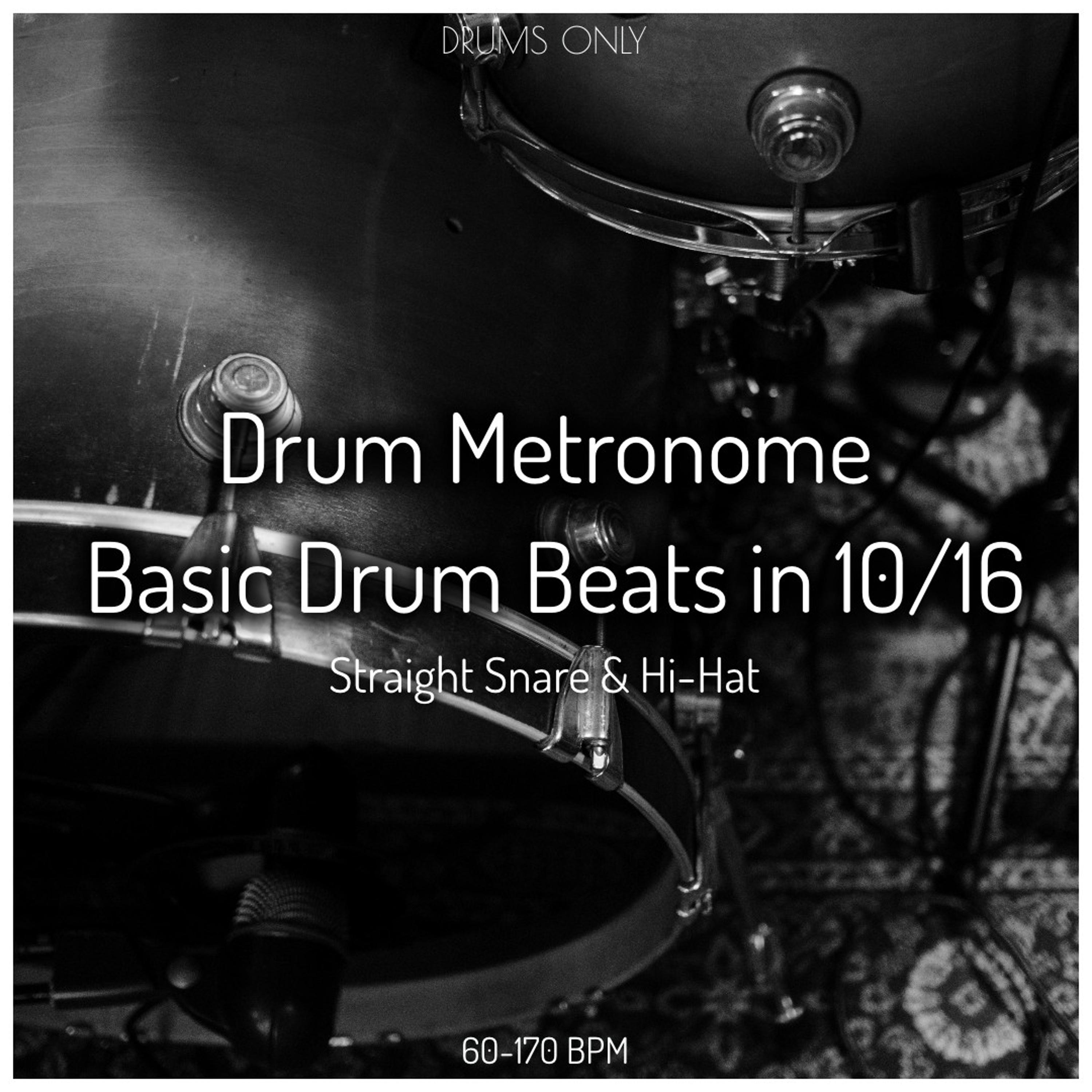 90 Bpm Straight 10/16 Drum Beat (Odd Time Signature Drum Track) - Drums ...