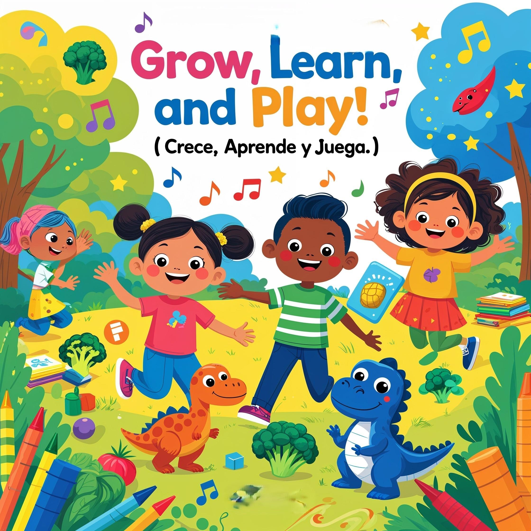 Grow, Learn, and Play!, Crece, Aprende y Juega - LearningTunes Kids ...