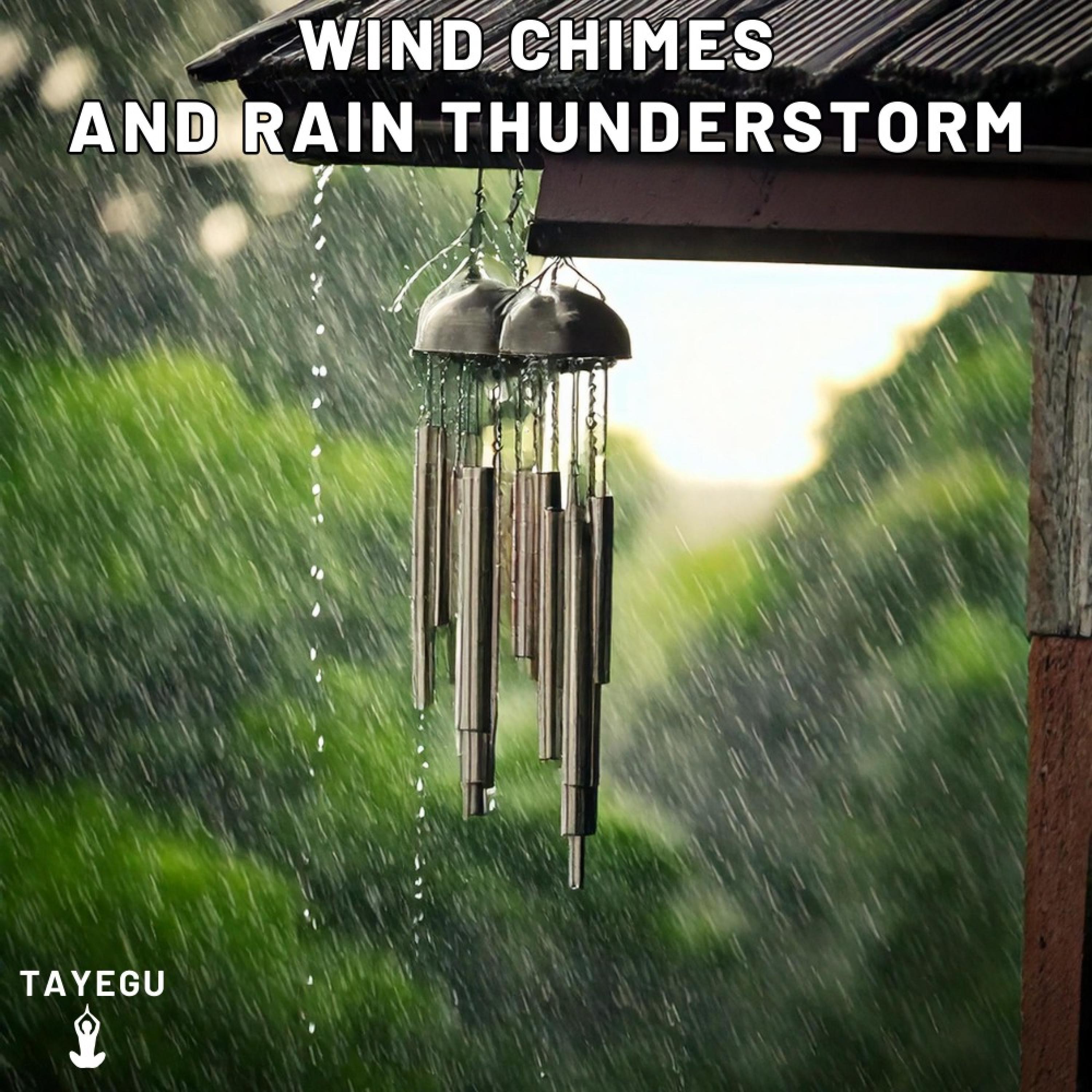 Wind Chimes and Rain Thunderstorm 1 Hour Relaxing Nature Ambient Yoga ...