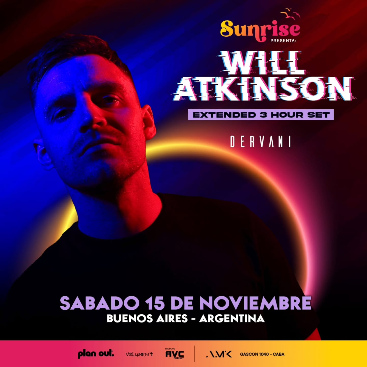 Will Atkinson - Sunrise, AMK Buenos Aires 2025 (Extended 3 Hour Set ...