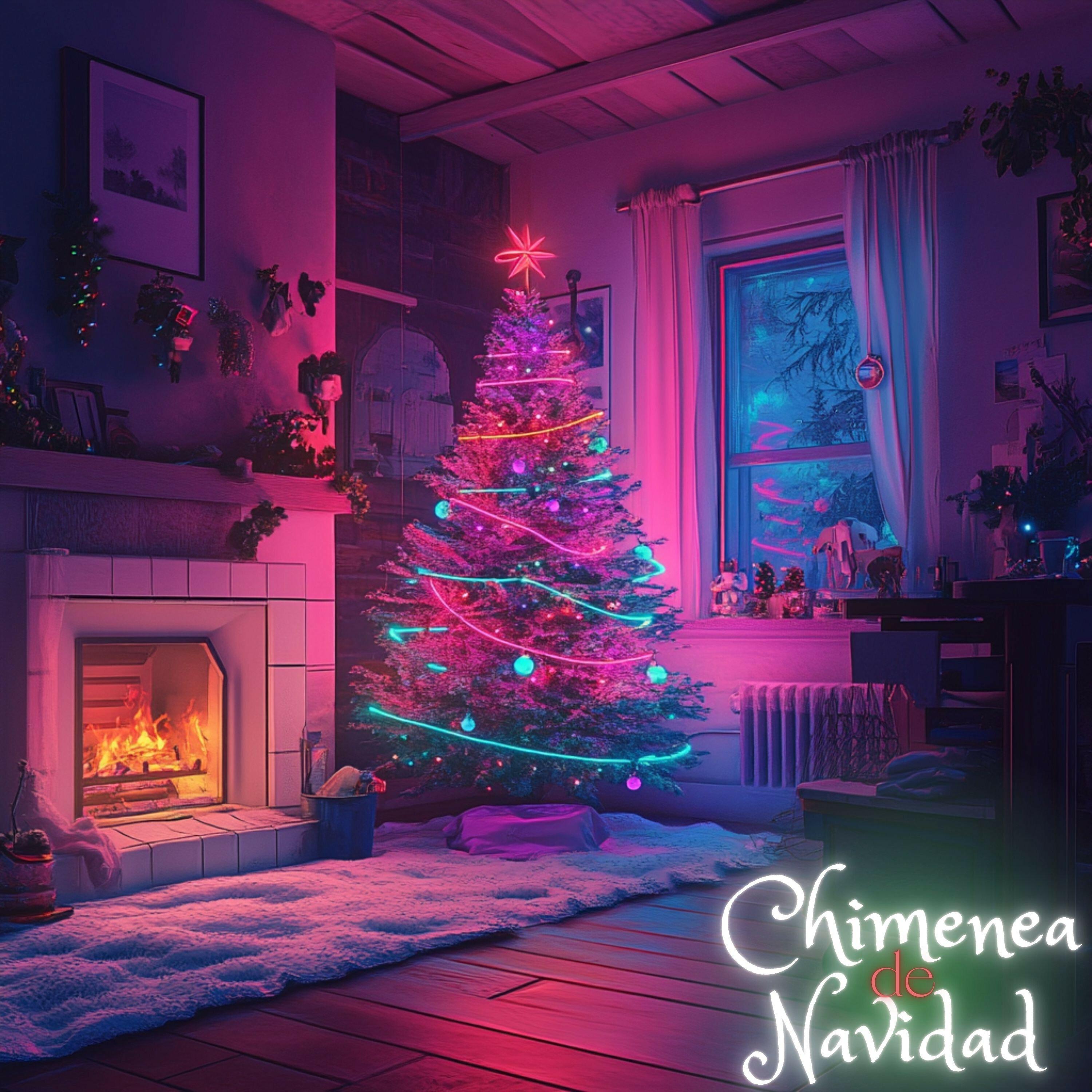 Villancicos Navideños - Chimenea de Navidad/Santa Viene Ya/Musica de ...