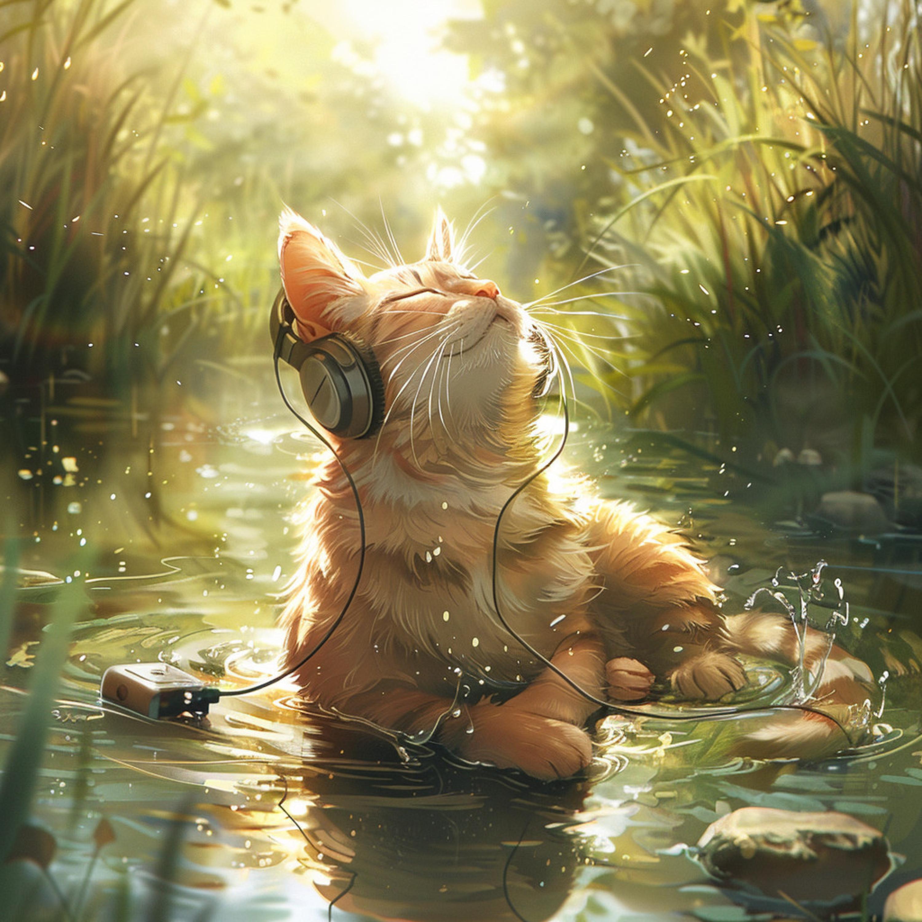 Serene Stream for Cat's Rest - Relax My Cat/Natural Waters/Binaural ...