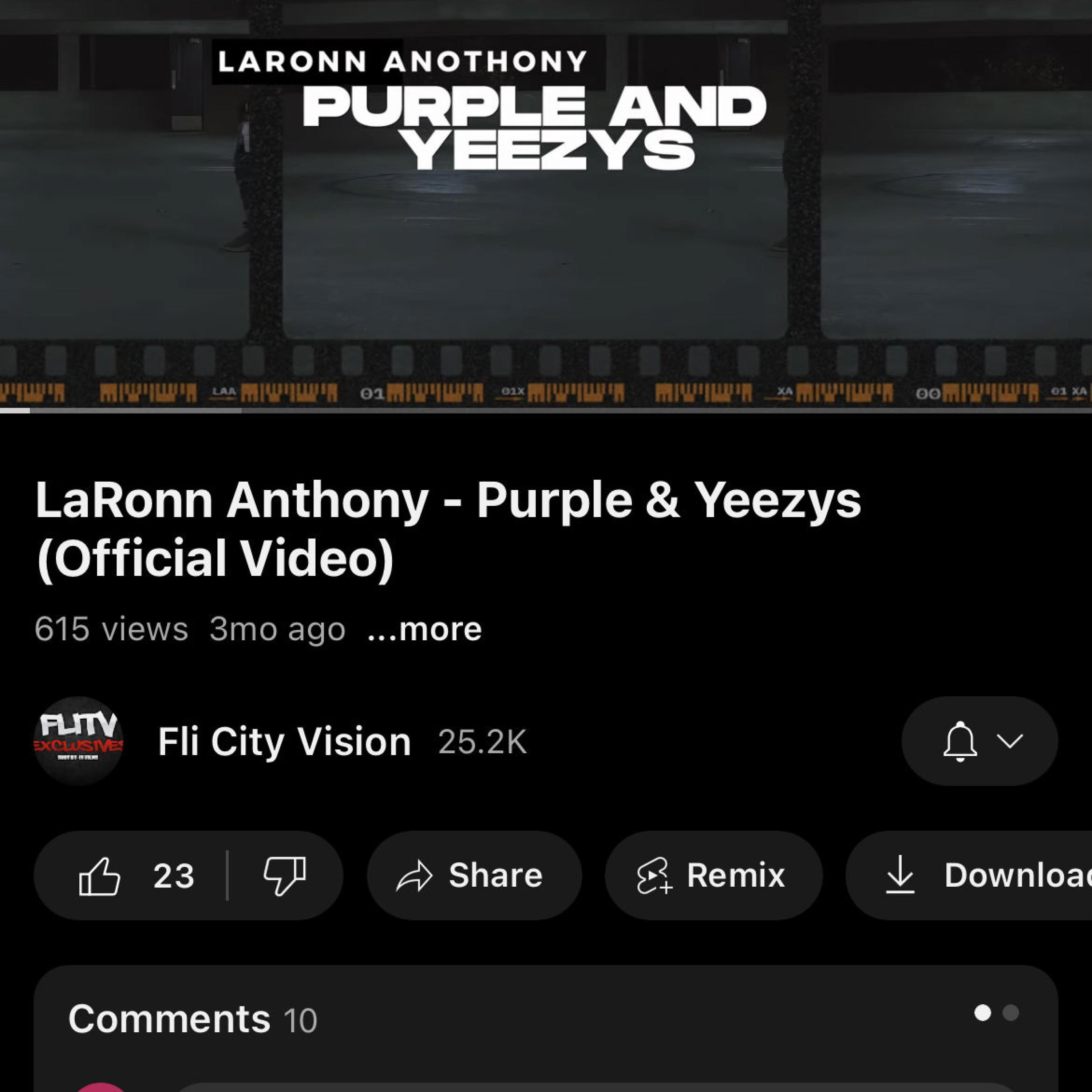 Purple and yeezys - LaRonn Anthony - 单曲 - 网易云音乐