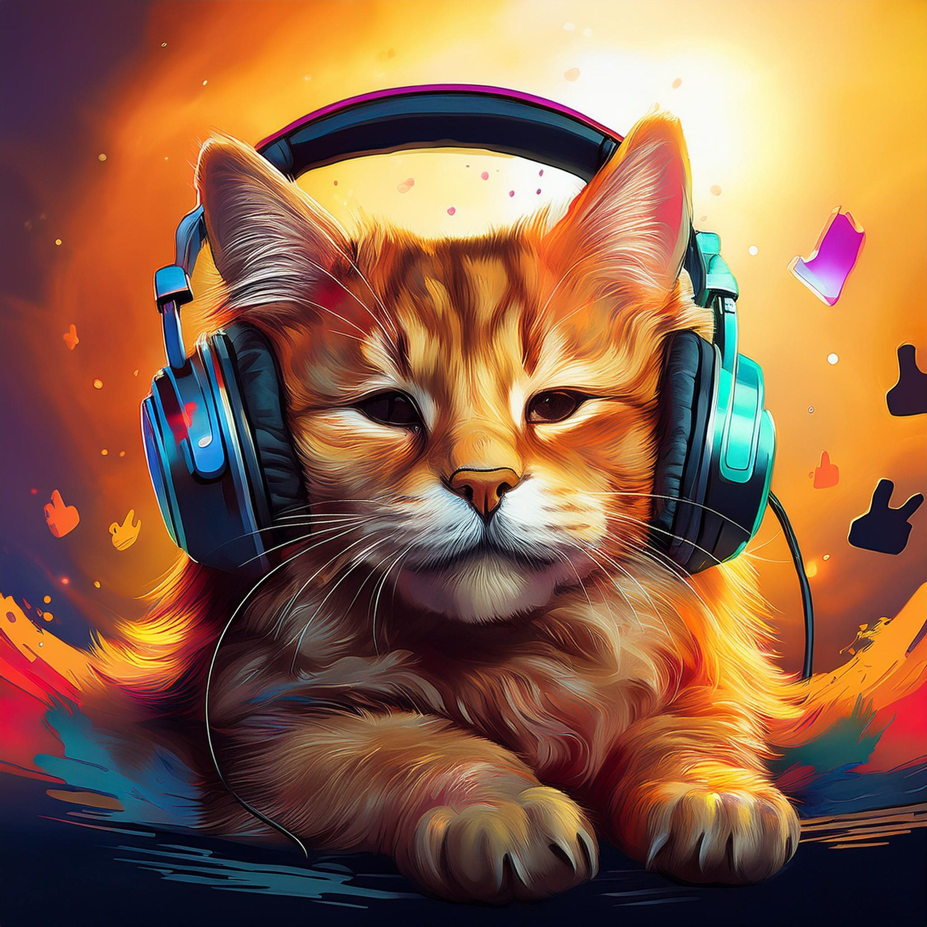Calm Cat Whiskers - Joyful Tunes/Cat Café Music/Cat Sleeping Music ...