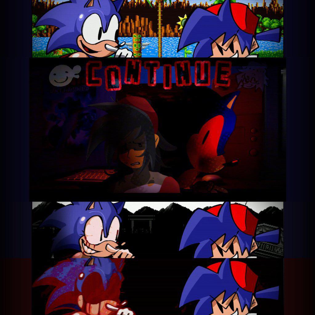 Continue V2 (ft. tiled.) - SONIC.EXE VS FNF OST - [缓更]FNF偏冷门模组曲收录 - 电台 ...