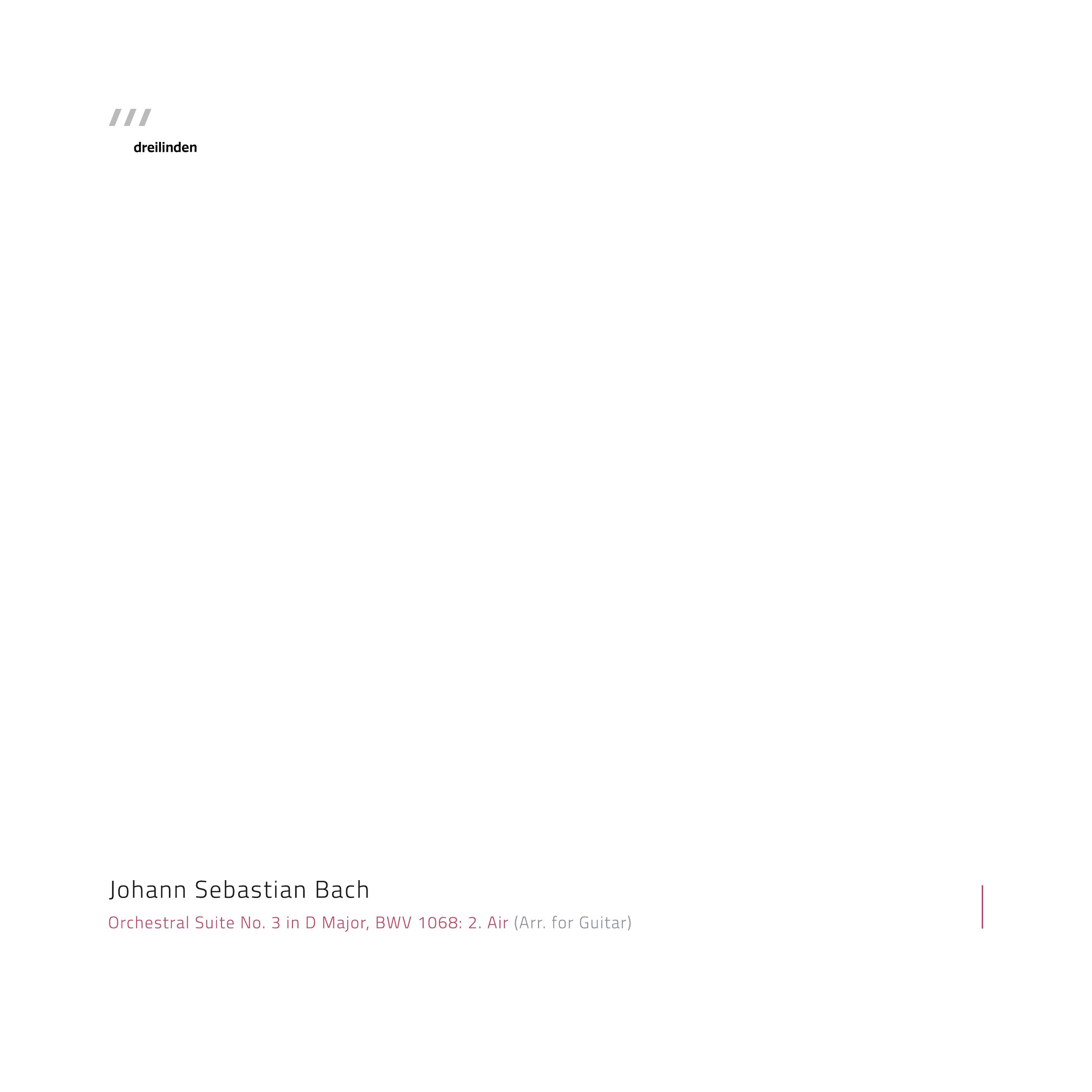Orchestral Suite No. 3 in D Major, BWV 1068: 2. Air (Arr. for Guitar ...