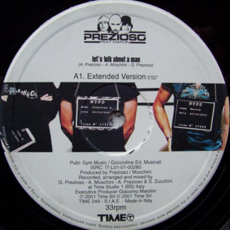 Prezioso Feat. Marvin - Lets Talk About A Man (Extended Ve) - 经典舞曲 自带抖腿 ...