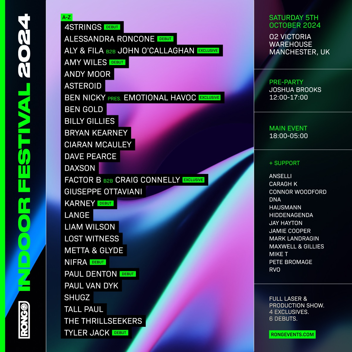 Tyler Jack - Rong Indoor Festival, Manchester 2024 - 全球最新Trance现场 ...