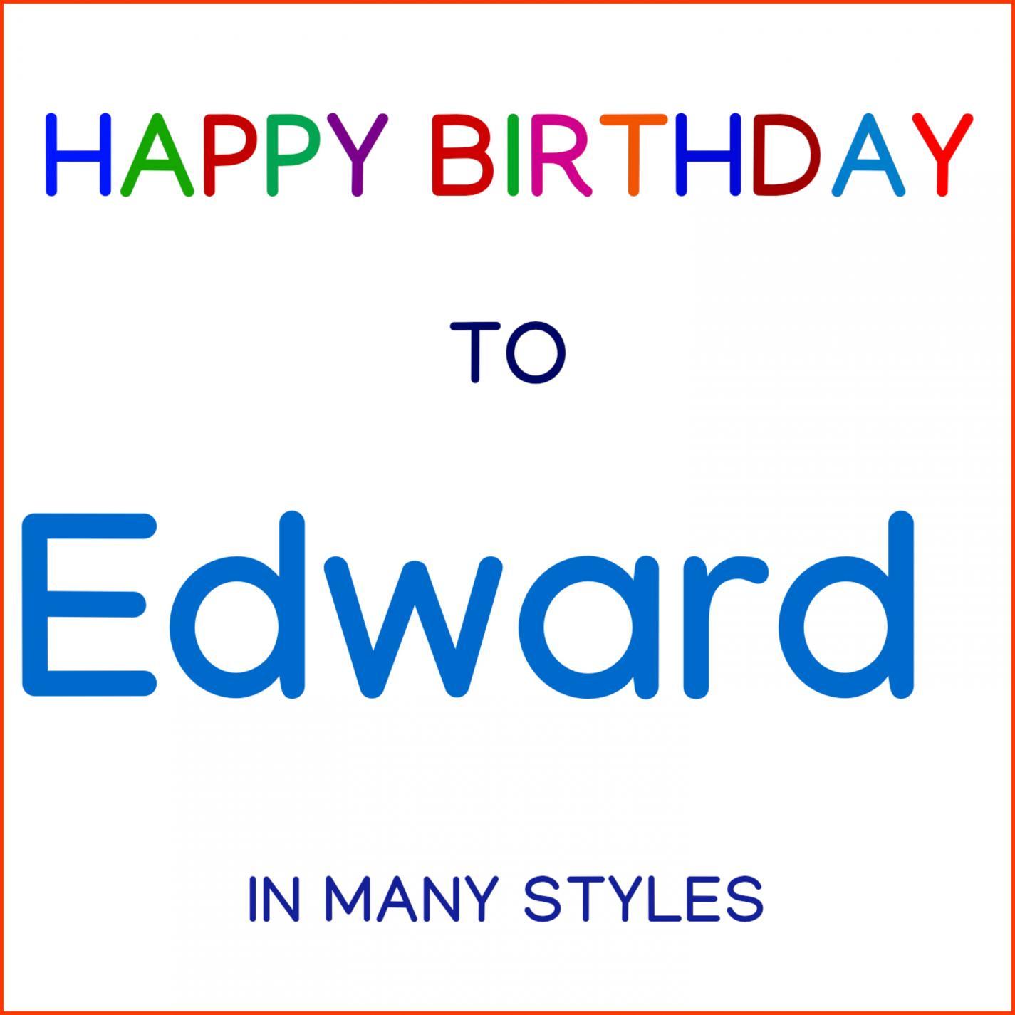 Happy Birthday To Edward - Metal - Happy Birthday All Names & Genres ...