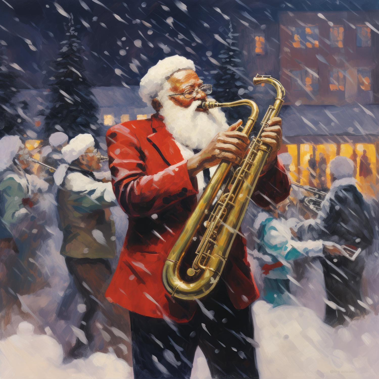 Evening Jazz Affair - Christmas Eve/Christmas Music Background ...