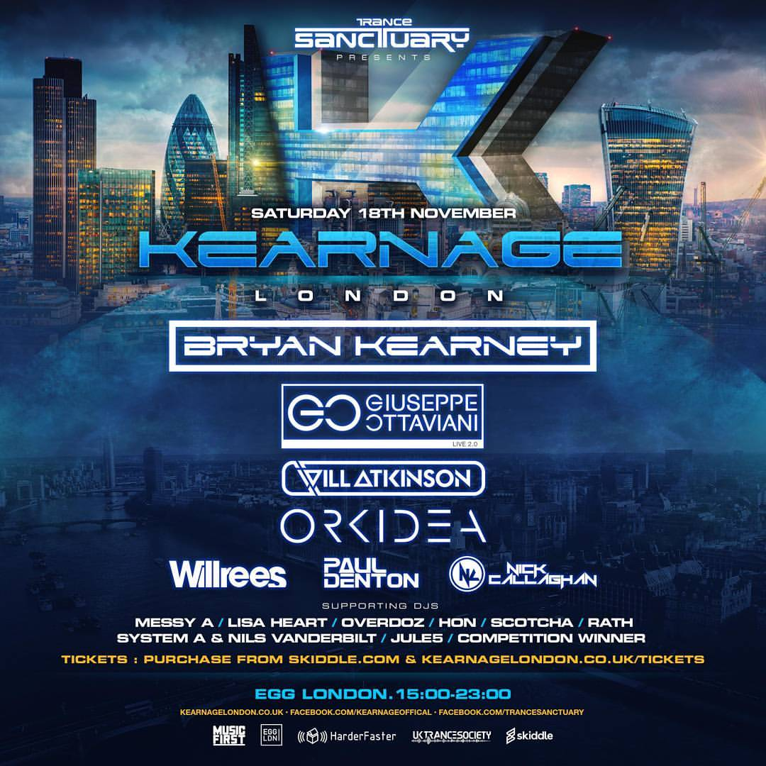 Bryan Kearney - Kearnage, Egg London 2017 - 全球最新Trance现场｜TranceCN ...
