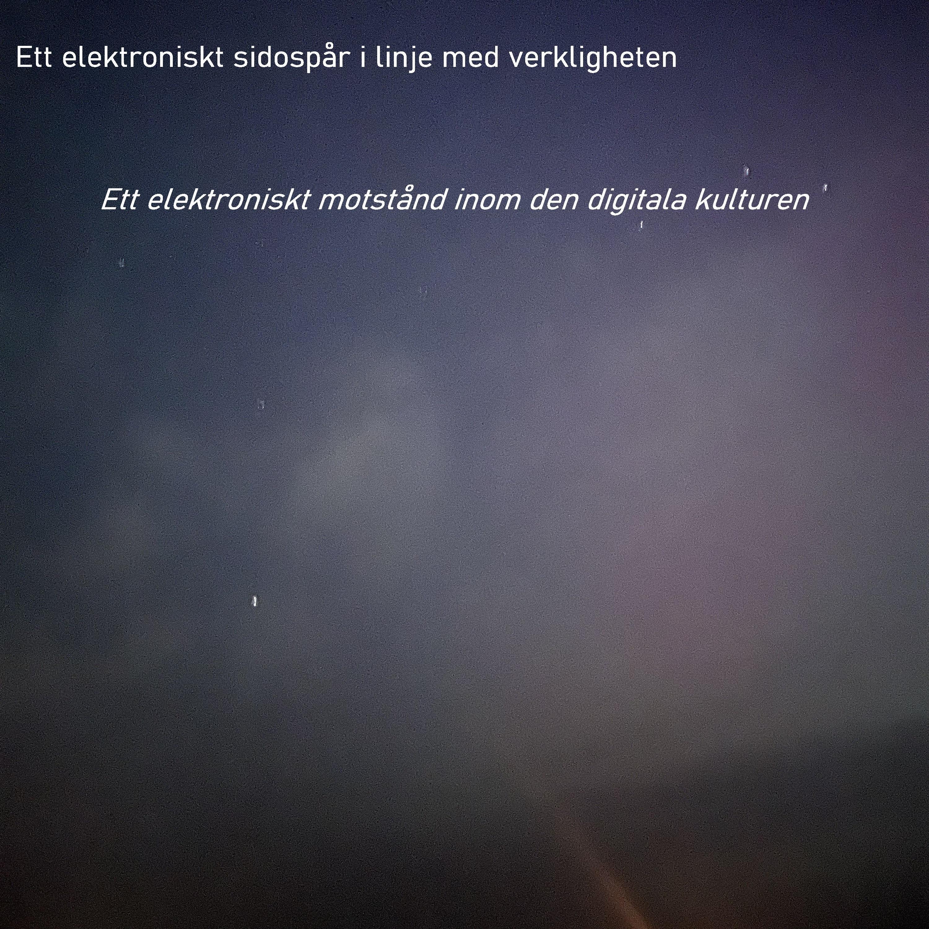 Ett elektroniskt motstånd inom den digitala kulturen X - Ett ...