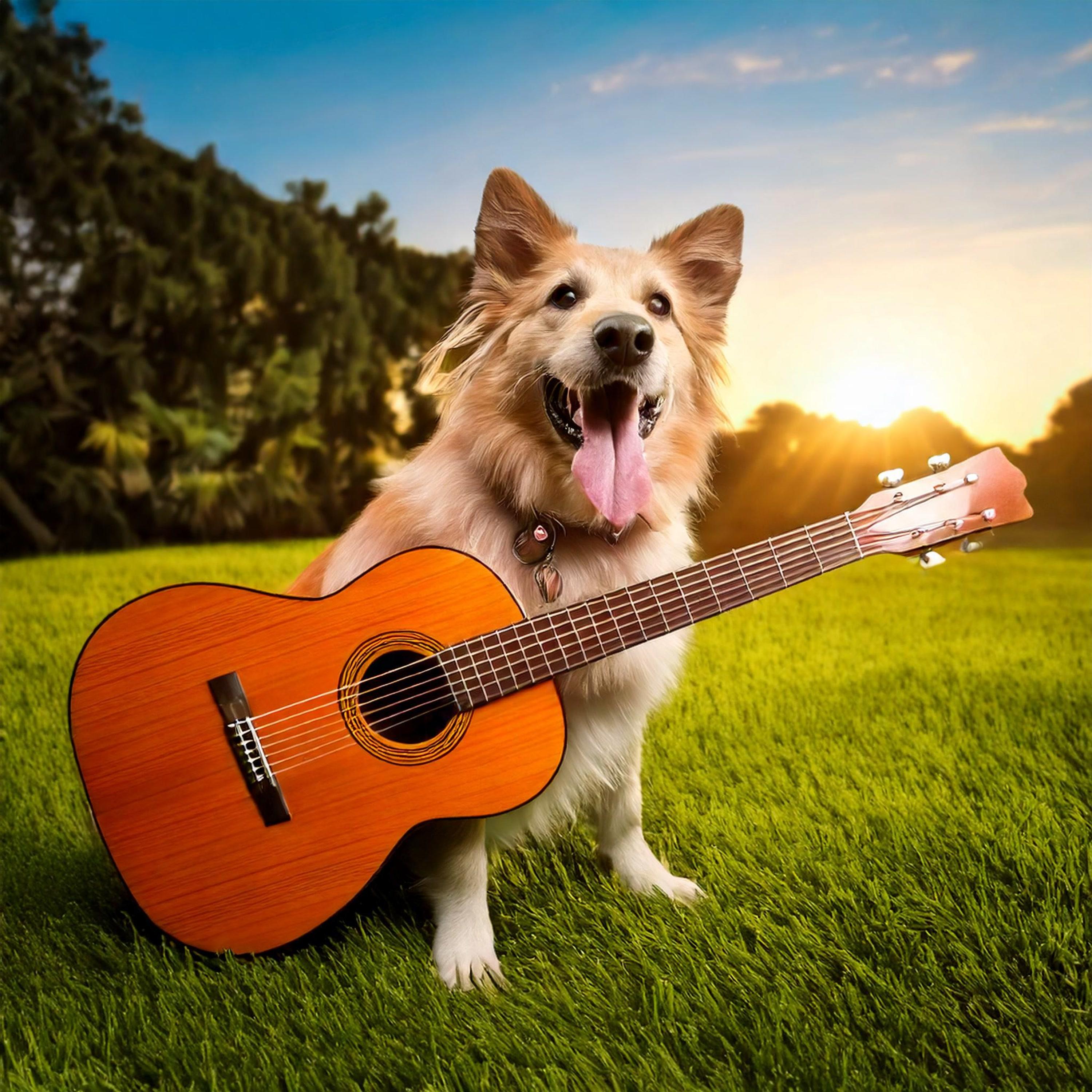 Peaceful Guitar for Paws - Guitar Melody/Relaxing Dog Music Vibes/Music ...